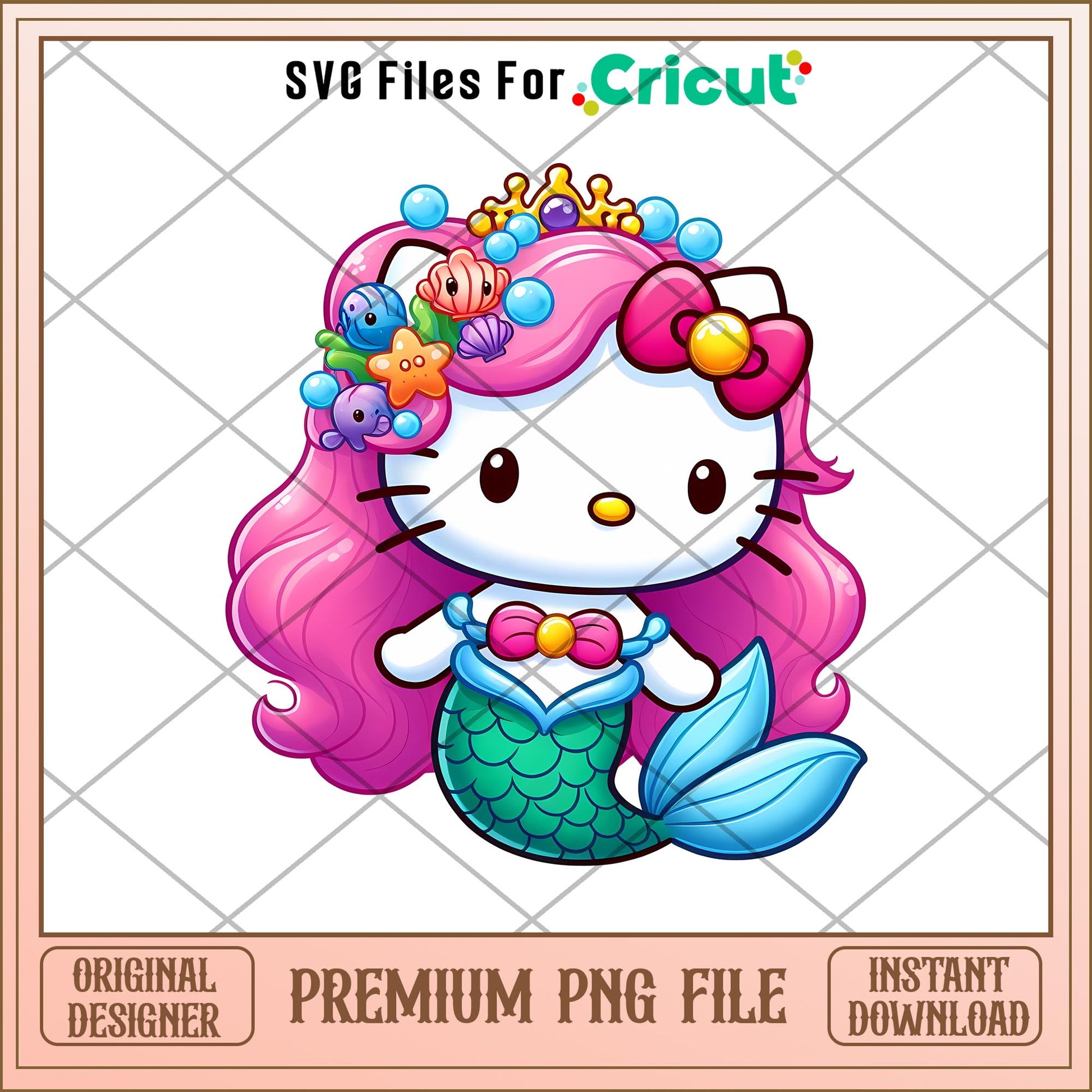 Hello Kitty Ariel Princess png, Disney princess name png, digital down ...