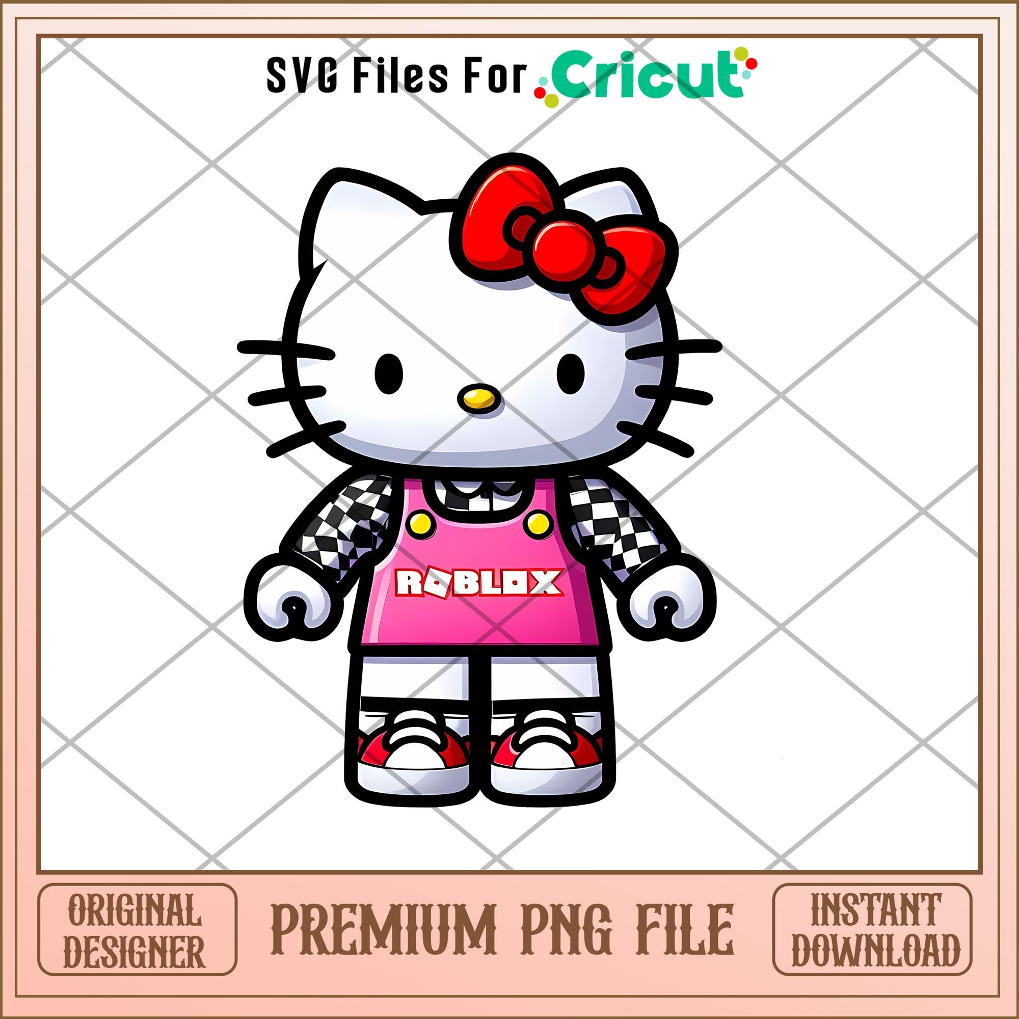 Hello Kitty Roblox characters png, Roblox characters png, digital down ...