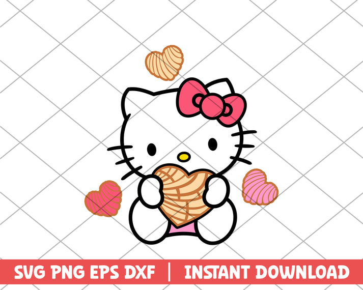 Hello Kitty Concha Cartoon Svg Svg Files For Cricut 7095