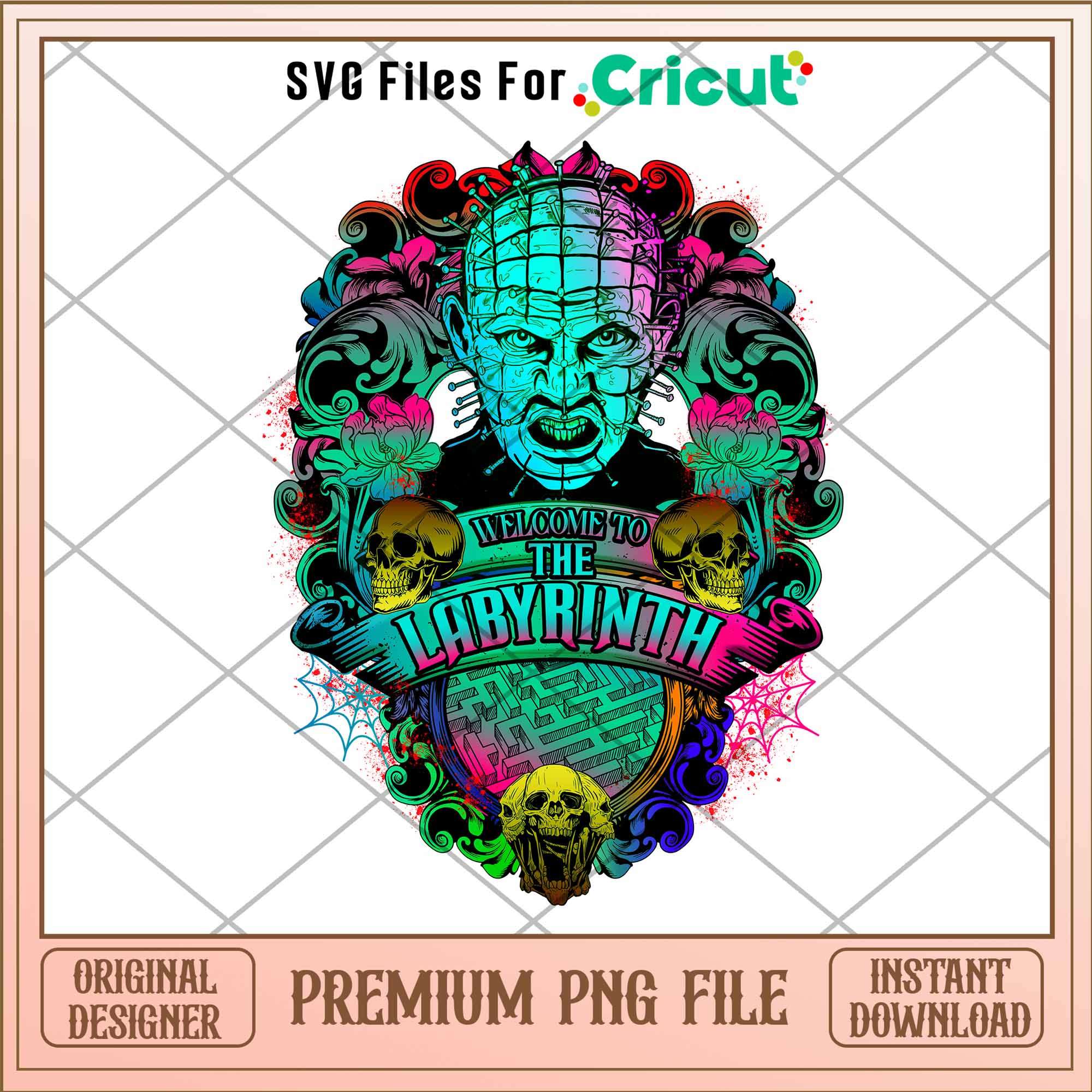 Hellraiser Welcome To Halloween Labyrinth png, Horror characters png ...