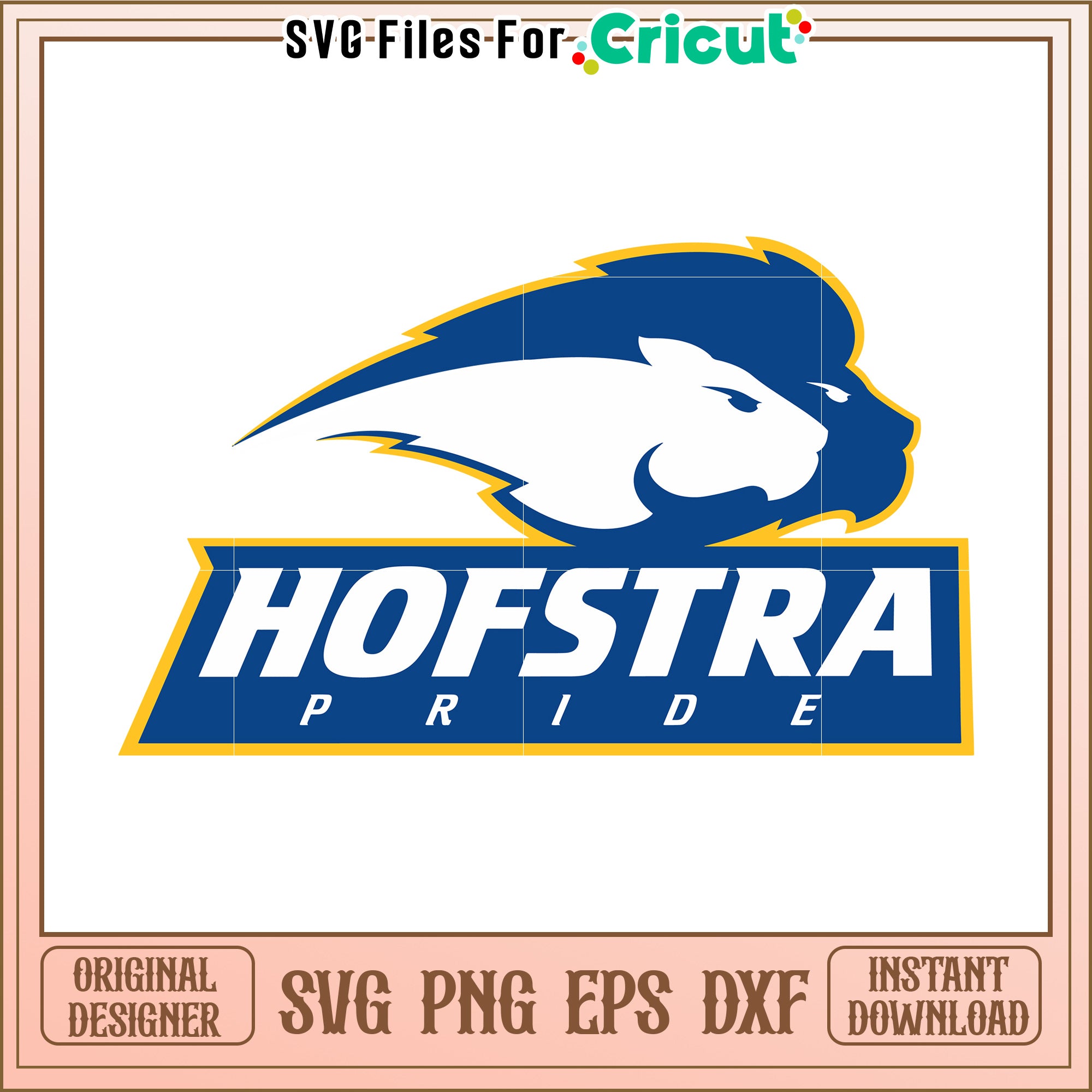 Hofstra Pride SVG File for Cricut, Instant Download for Crafting Proje ...