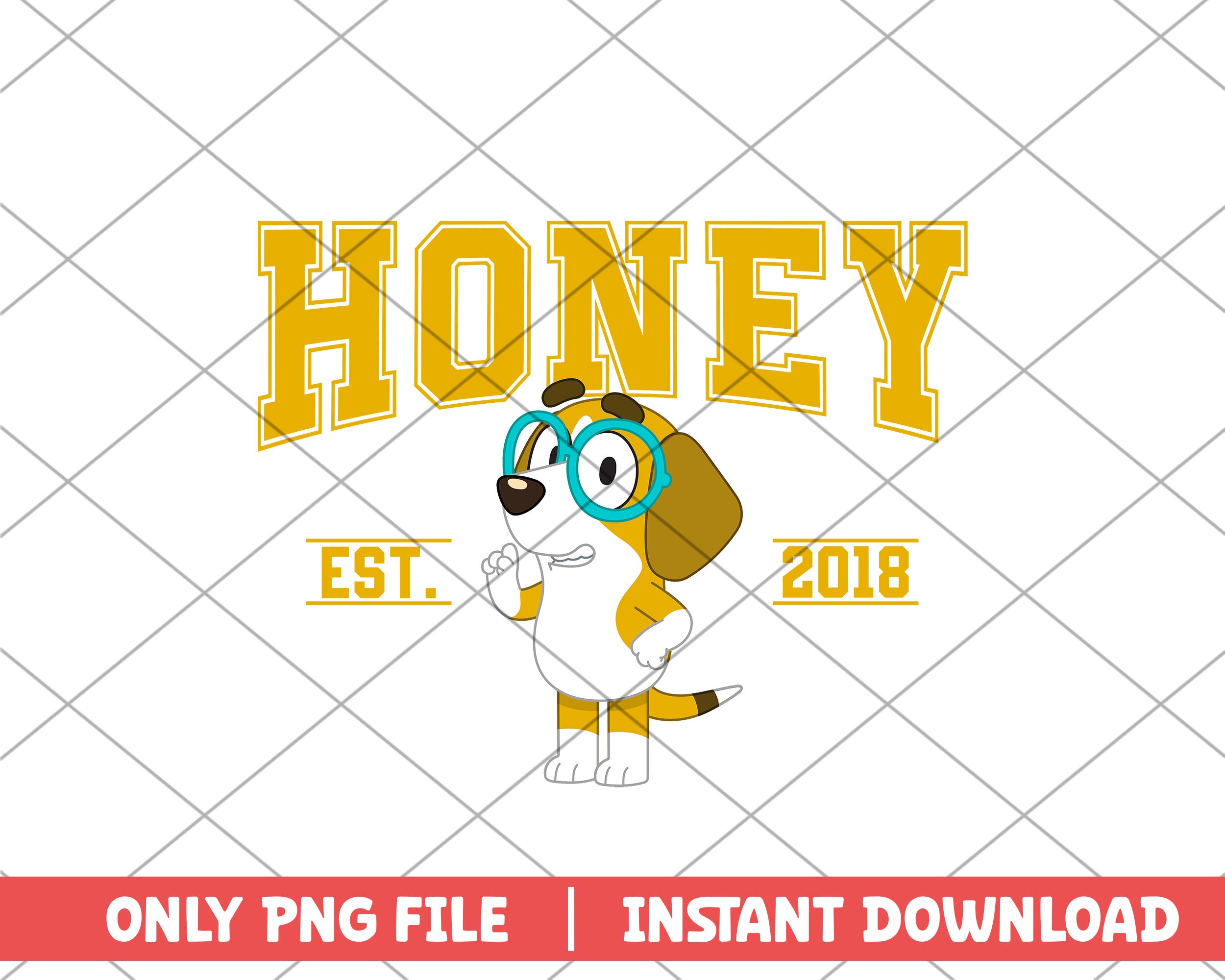 Honey character est 20218 cartoon png – svg files for cricut