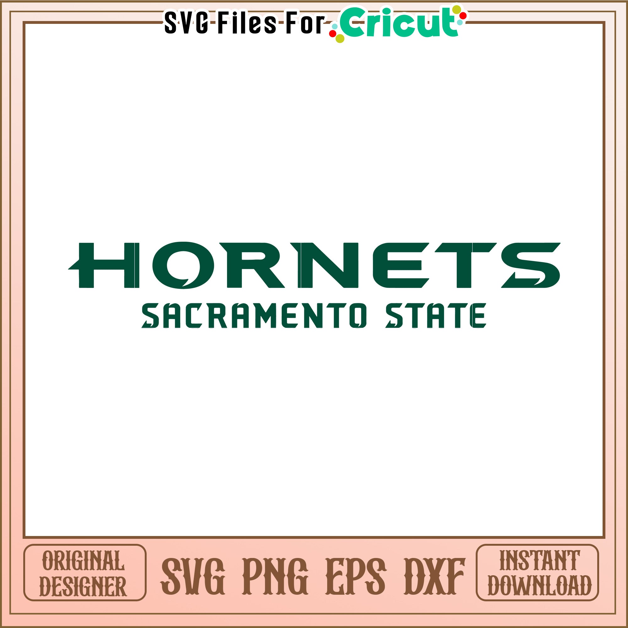 Hornets Sacramento State SVG Cut File, Perfect for Cricut Projects and ...