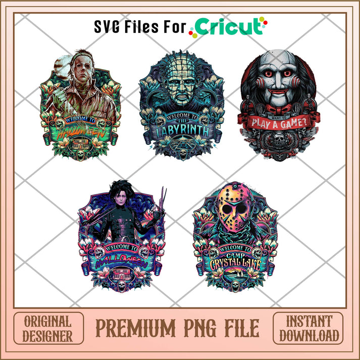 Horror Halloween png bundle, Horror bundle - Svgfileforcricut – svg ...