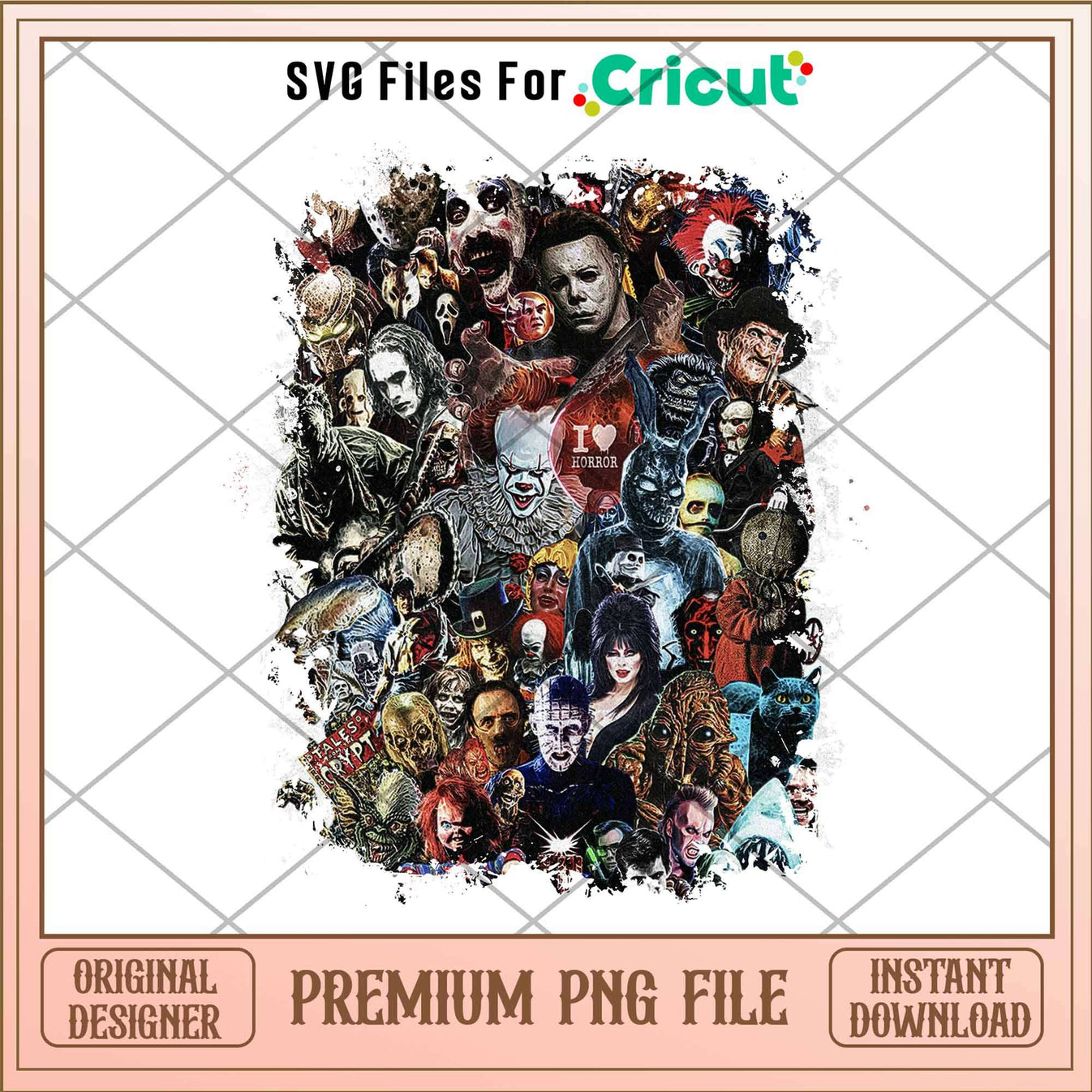 Horror Mask movie png, Horror characters png, Digital Download – svg ...
