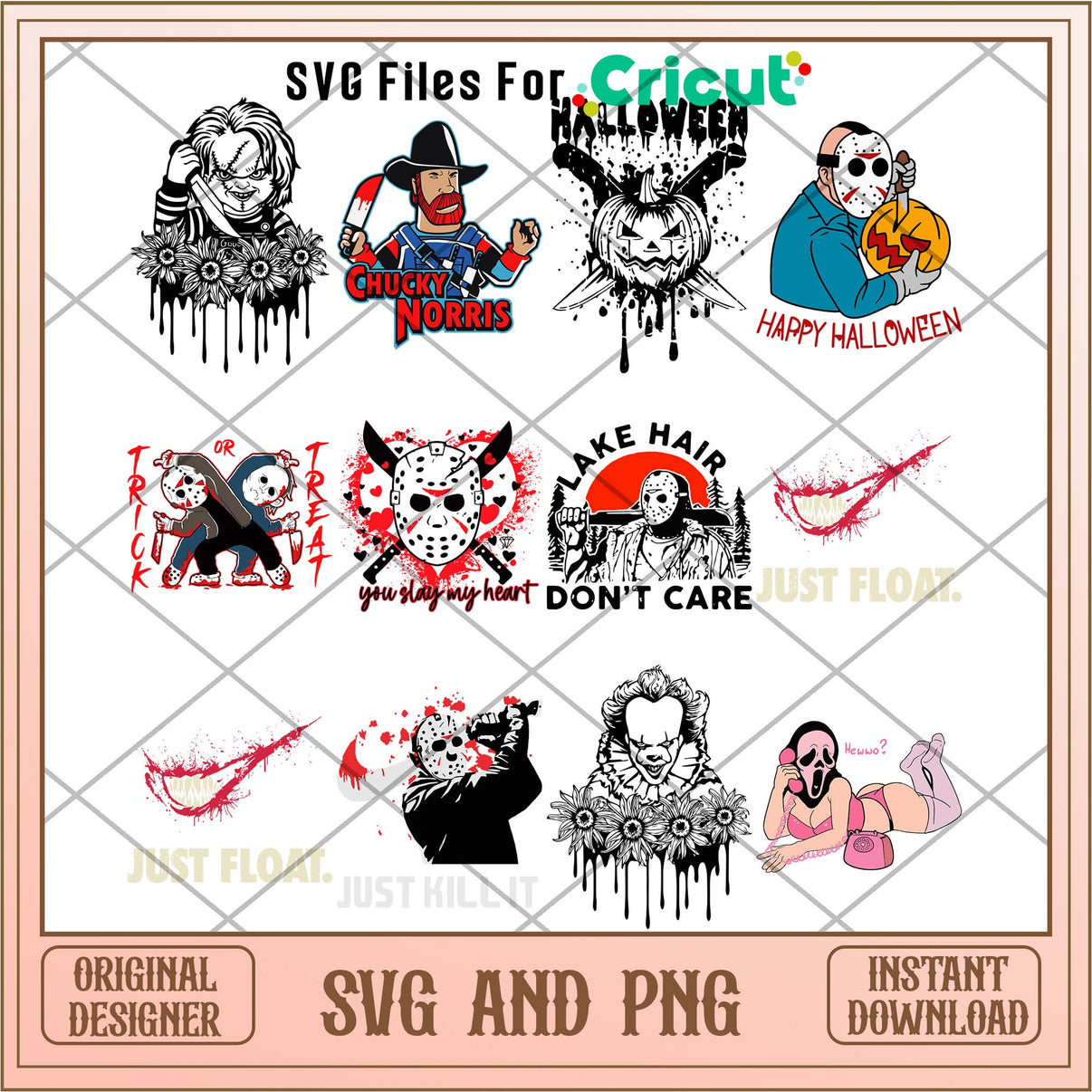 Horror characters bundle, Family horror movies bundle - Svgfileforcric ...