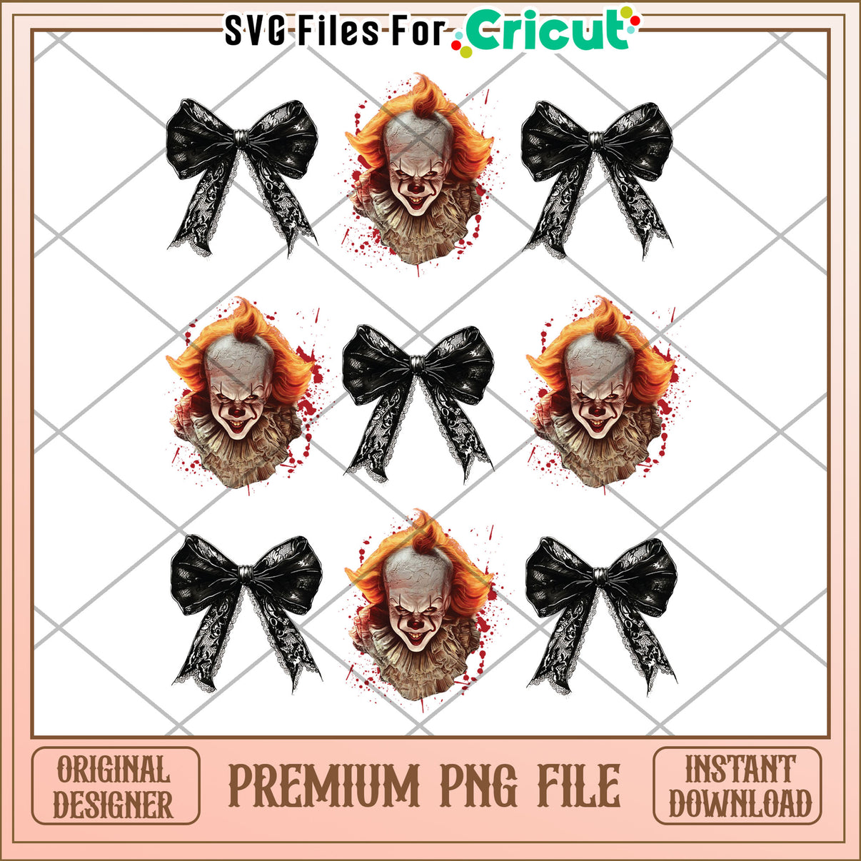 Horror pennywise head design png, horror movie characters png, horror ...