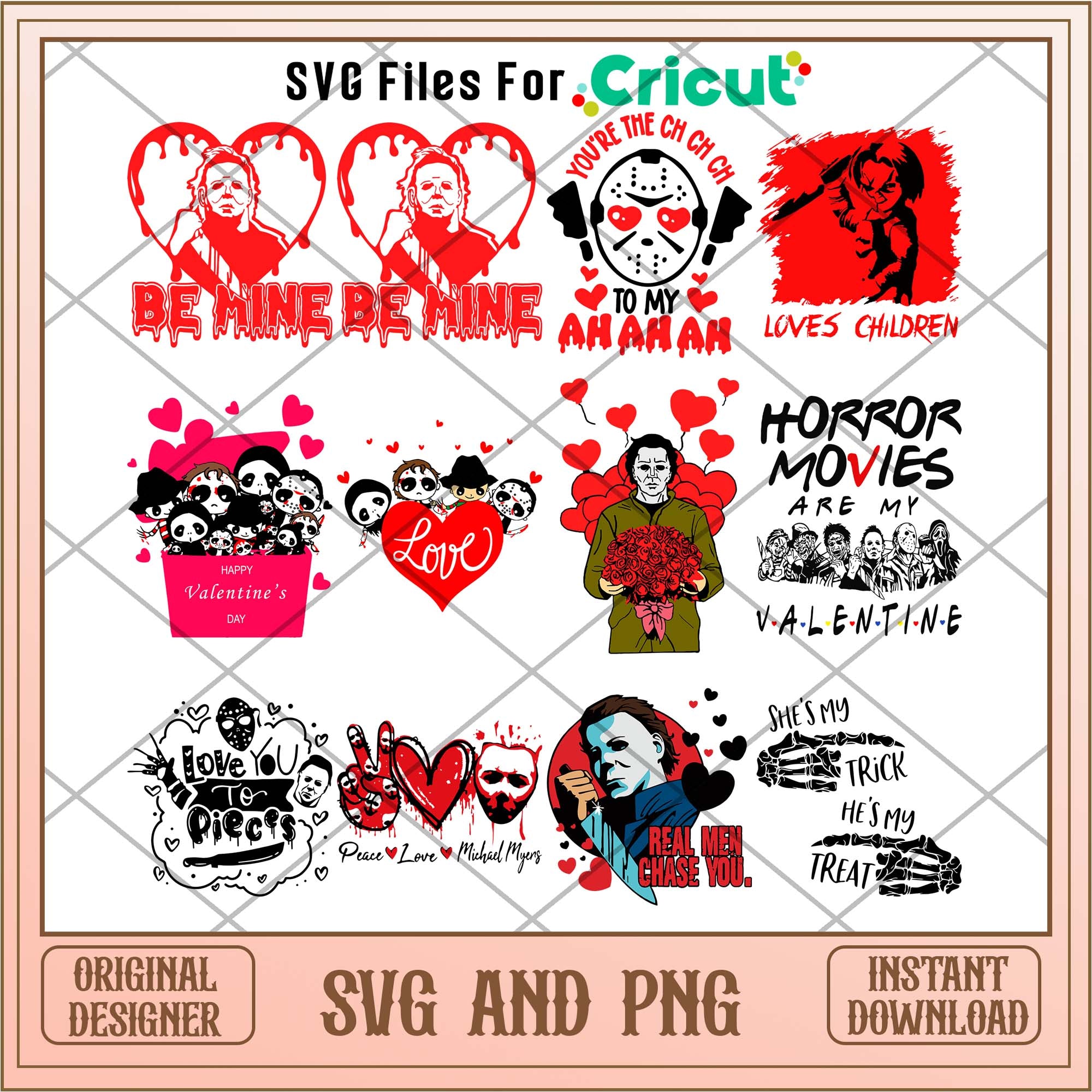 Horror valentines killers svg bundle, Horror movies svg - Svgfileforcr ...