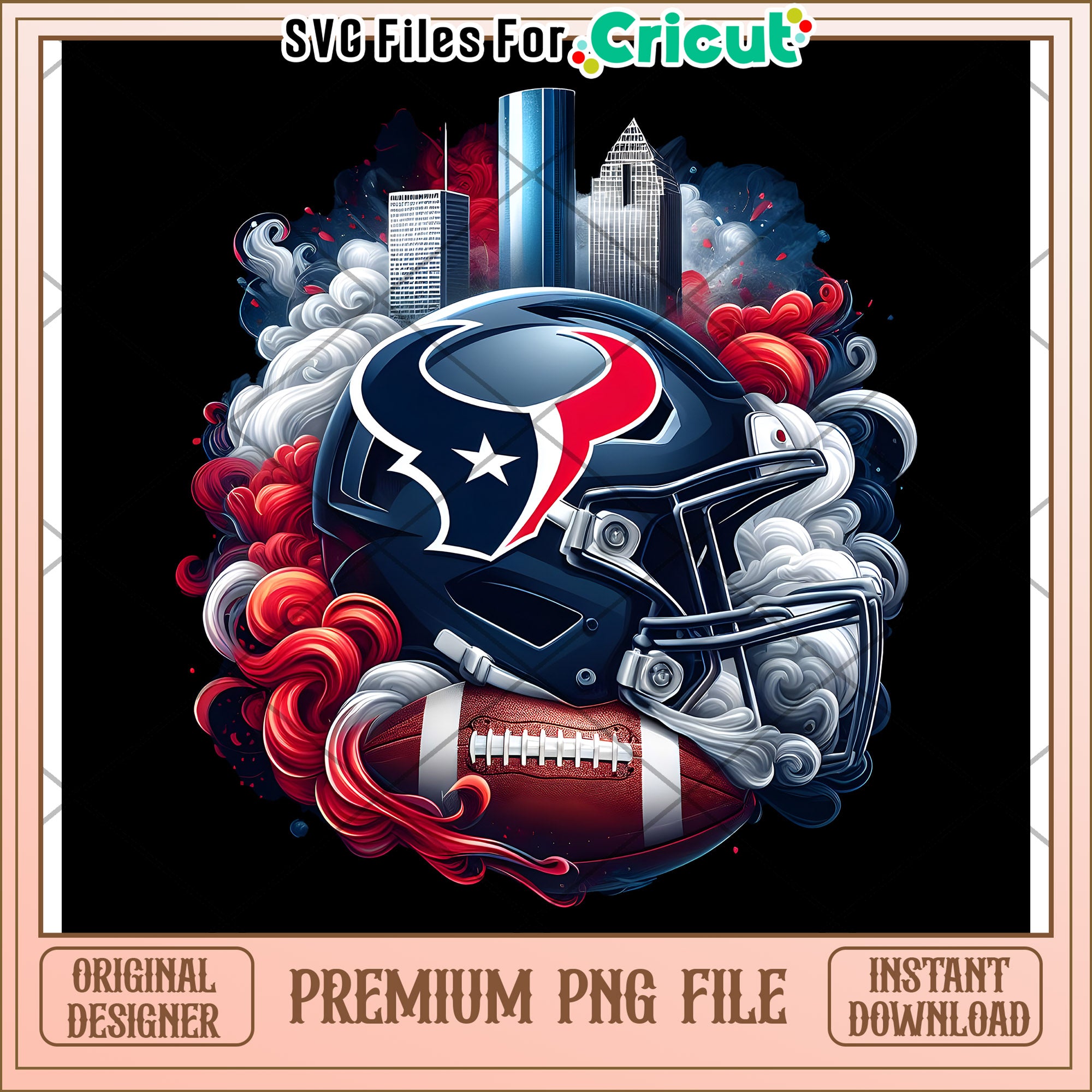 Houston Texans Helmet Design, vibrant colors and bold graphics – svg ...