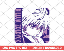Hunterx hunter killua zoldyck anime svg – svg files for cricut