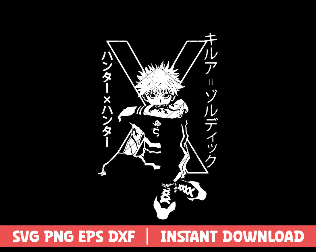 Hunter x hunter killua zoldyck anime svg – svg files for cricut
