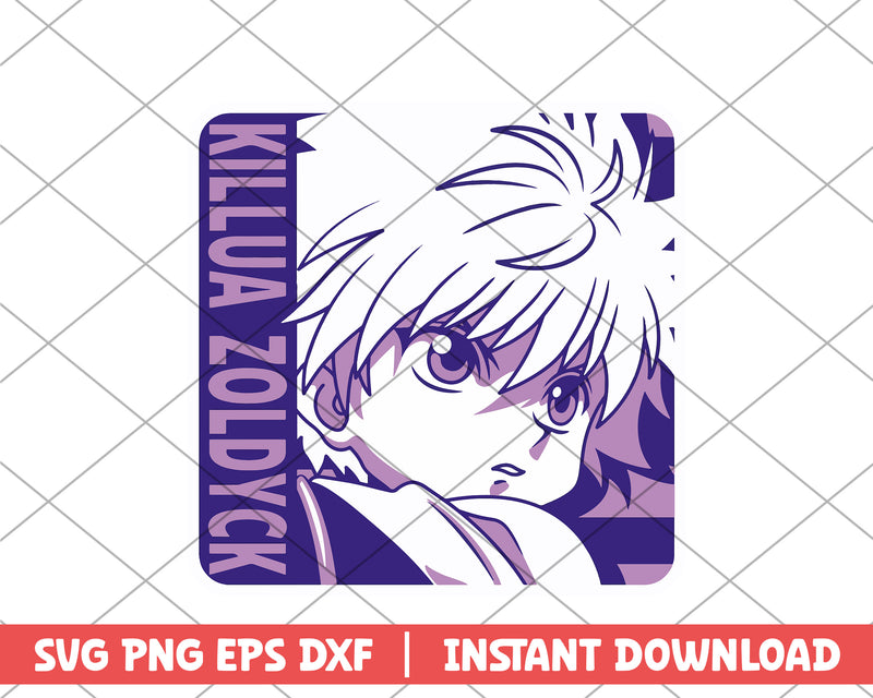 Hunterx hunter killua zoldyck anime svg – svg files for cricut