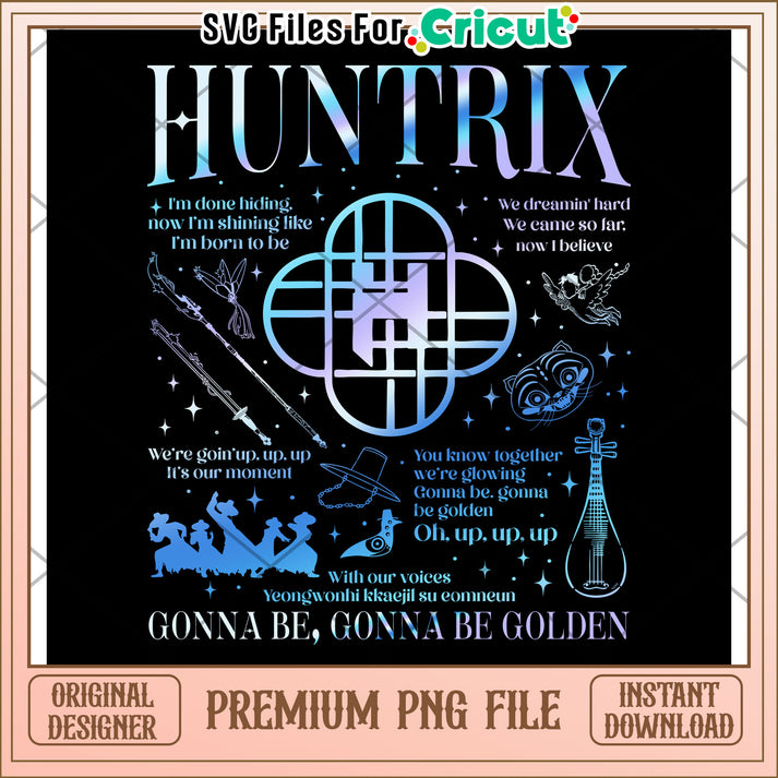 Huntrix Logo Kpop Demon Hunter png, kpop demon hunters png, huntrix ba ...