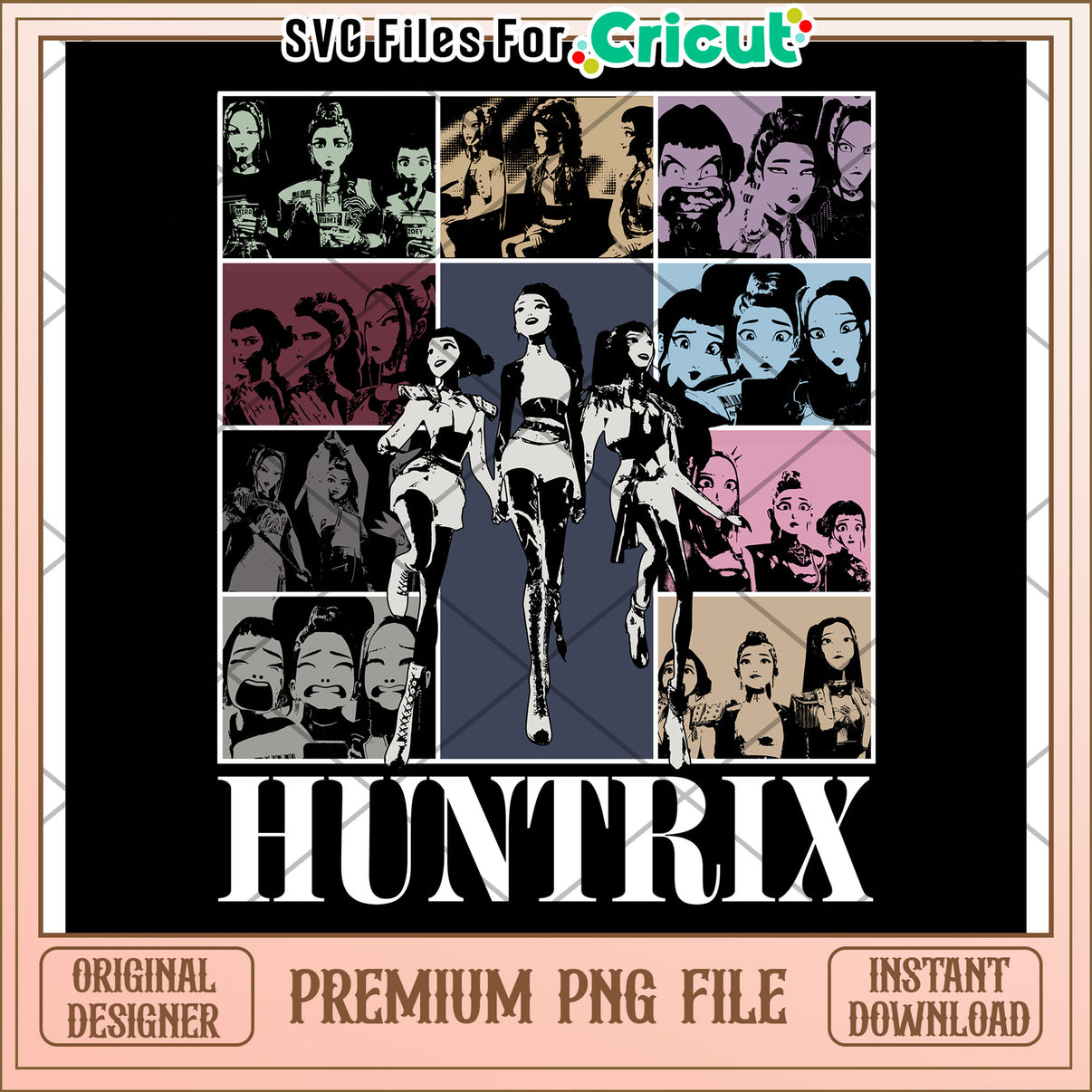 Huntrix png, saja boys fans png, huntrix characters png – svg files for ...