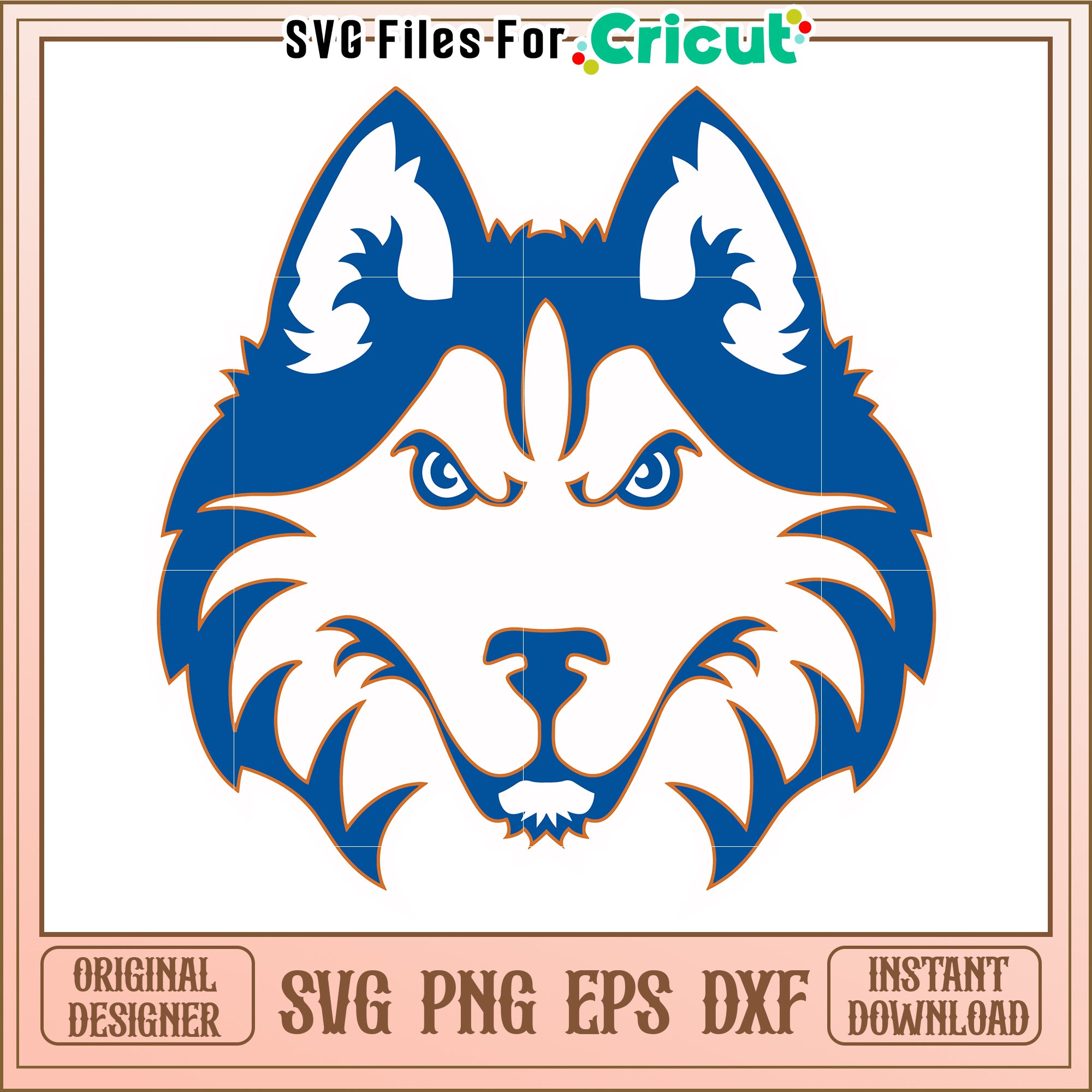 Husky Dog SVG Cut File for Cricut, Perfect for Crafts and DIY Projects ...