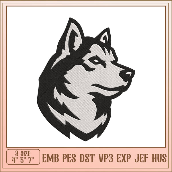 Husky Embroidery Design 3 Sizes EMB PES DST – svg files for cricut