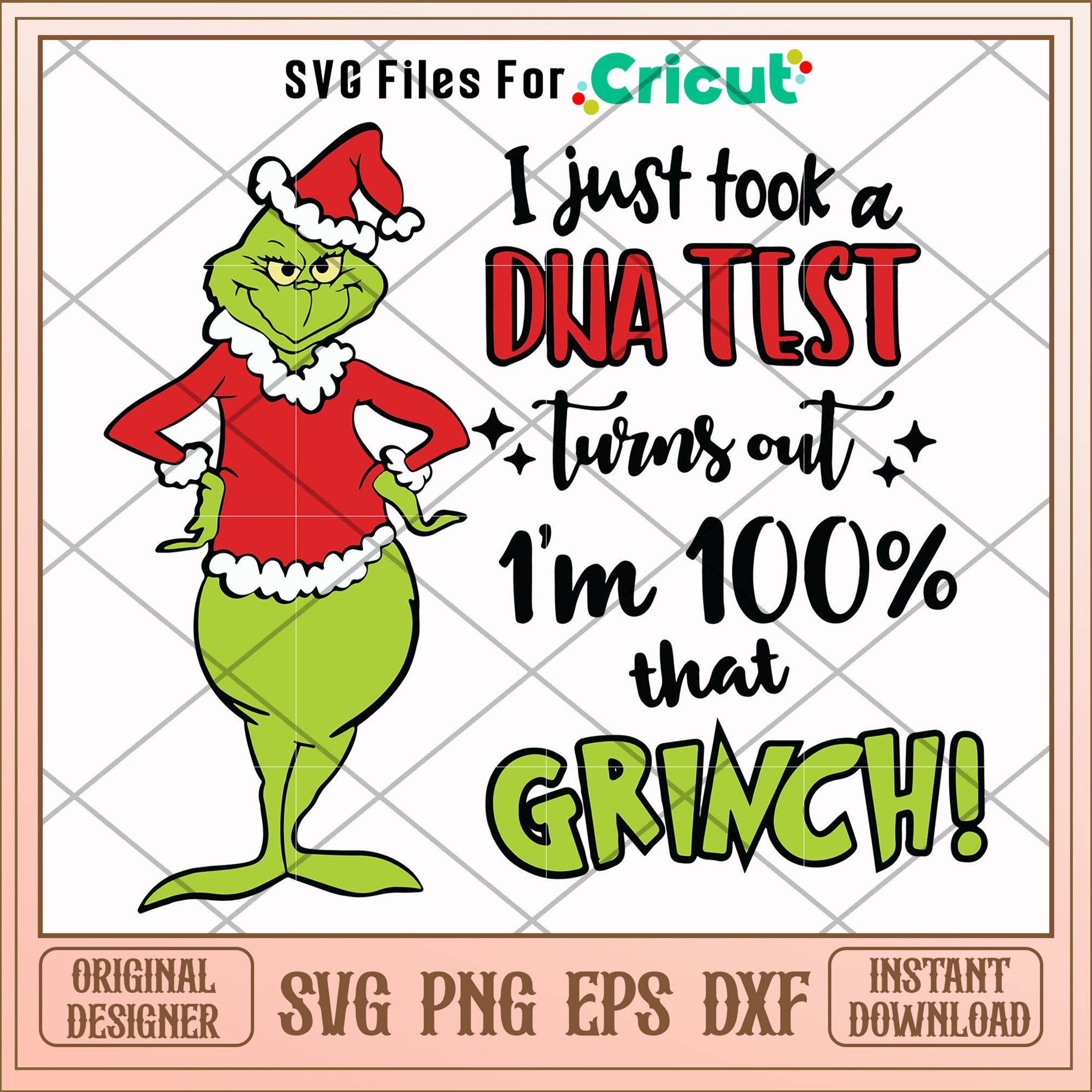 I just took a DNA test turns out grinch svg, grinch svg, other svg ...