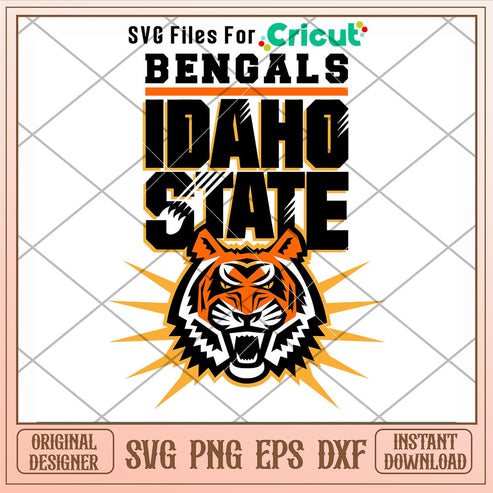 Idaho State Bengals Logo Svg, Idaho State Bengals Svg, NCAA Svg – svg ...