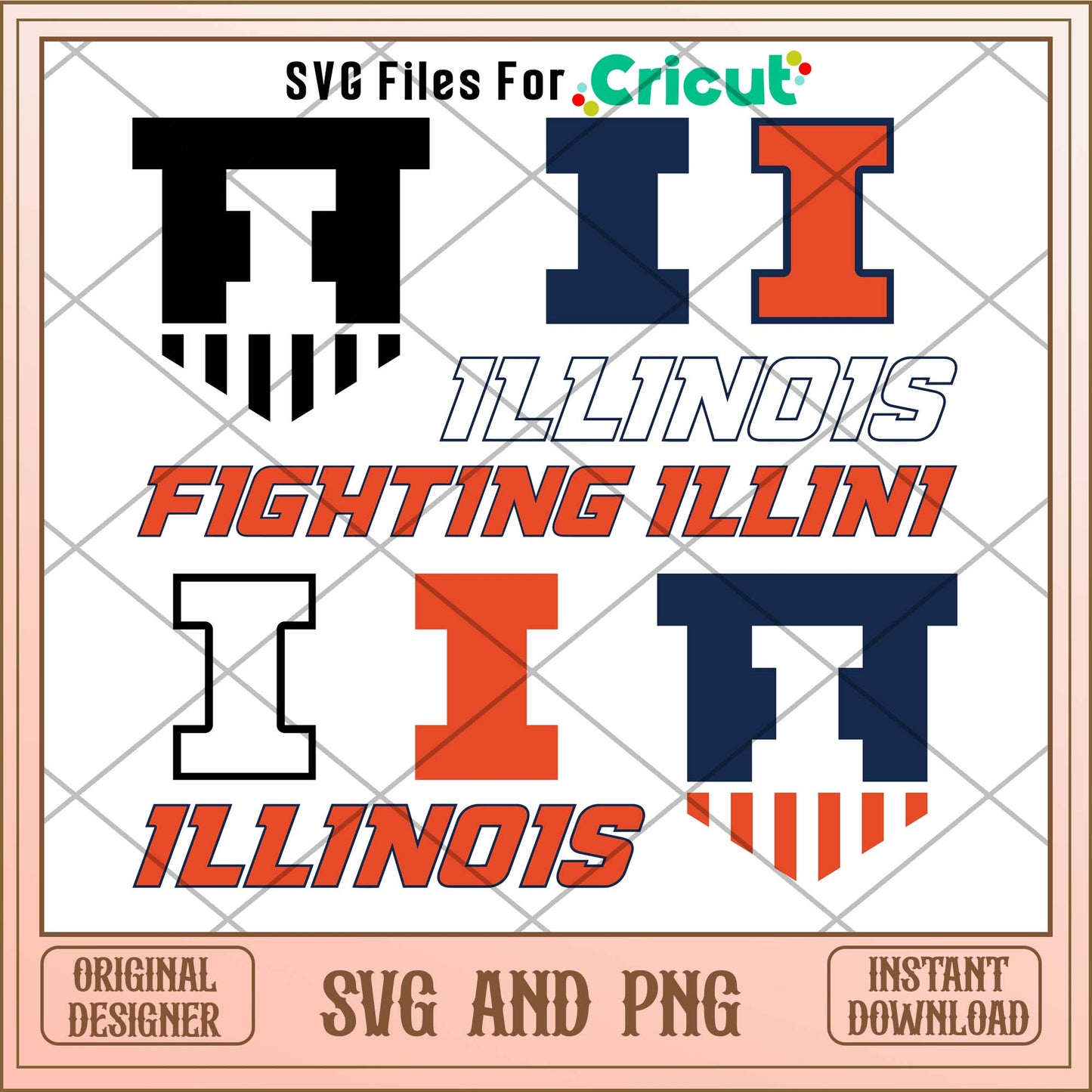 Illinois Fighting Illini svg, Illinois Fighting Illini svg bundle, NCA ...