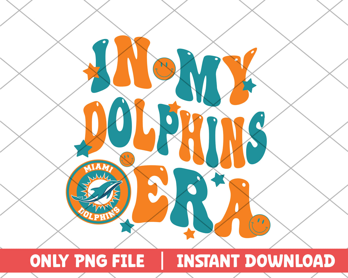 In my dolphins era png, miami dolphins png – svg files for cricut