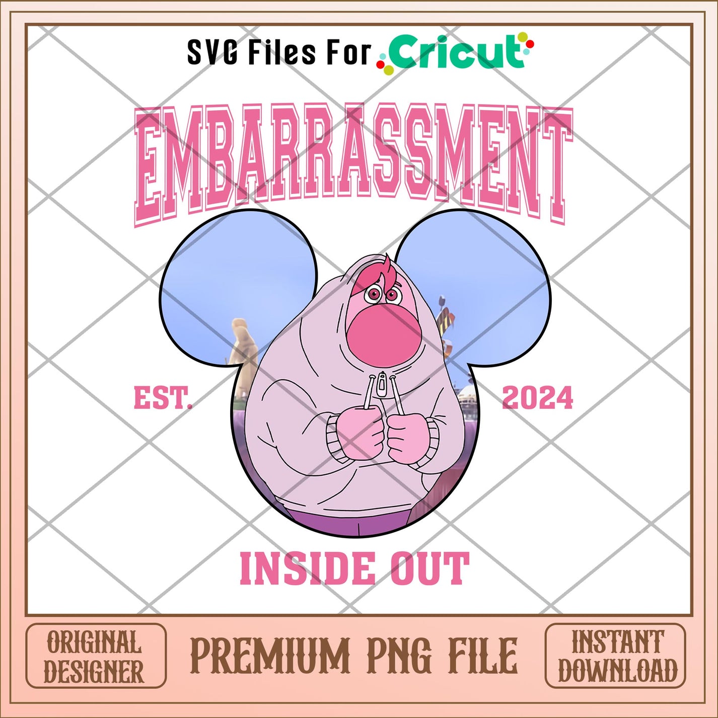 Embarrassment est 2024 Inside out 2 png – svg files for cricut