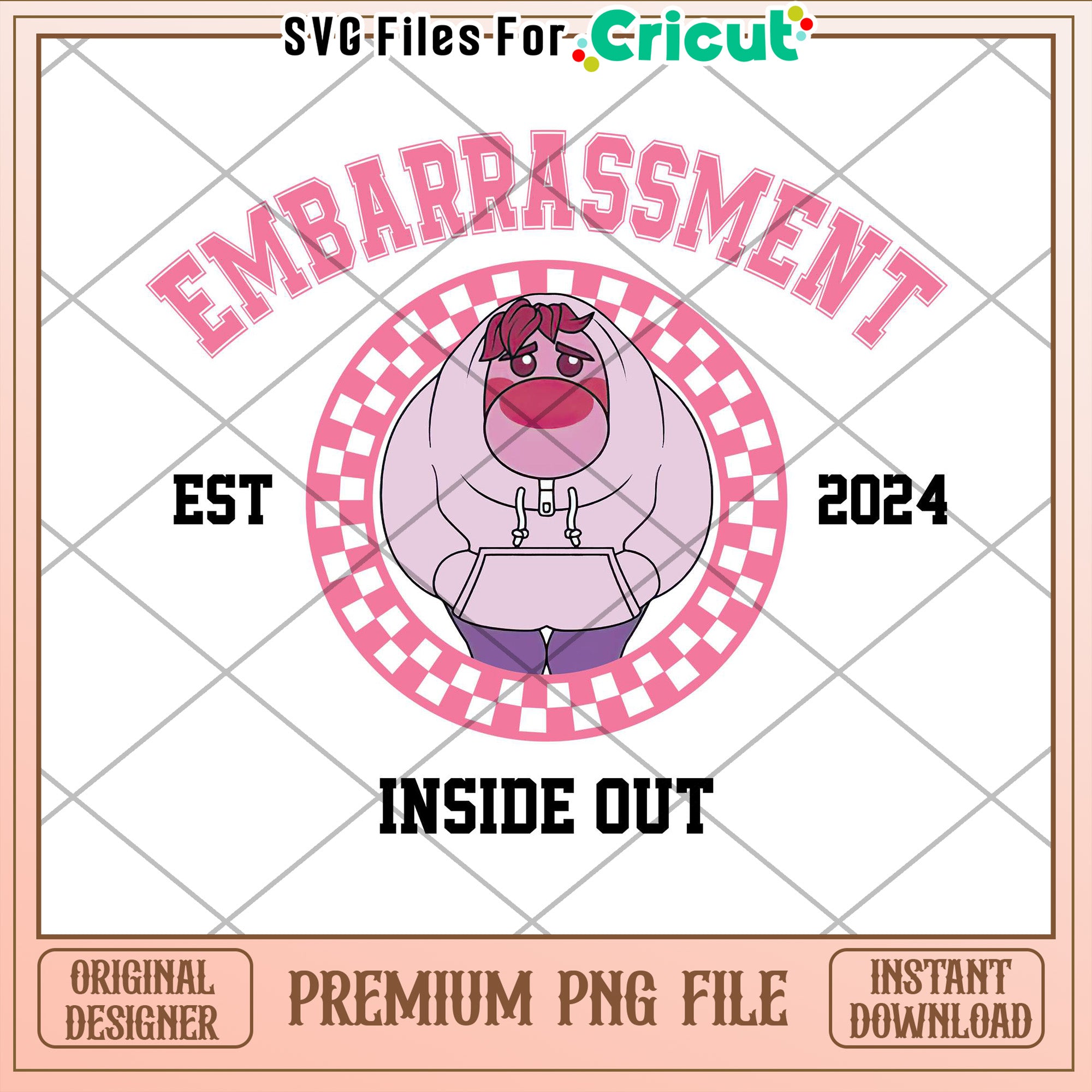 Inside Out Embarrassment PNG Design – svg files for cricut