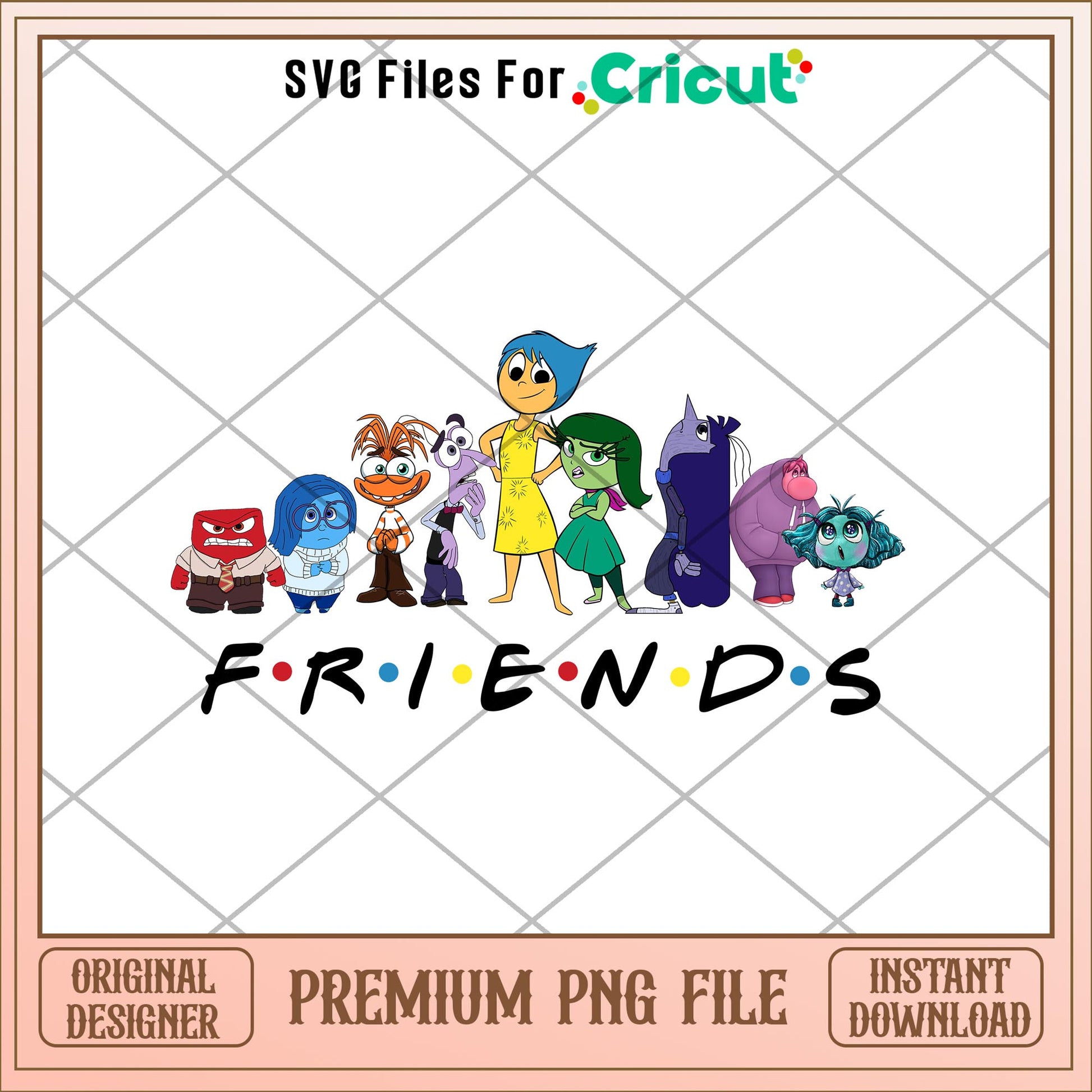 Inside out 2 friends png – svg files for cricut