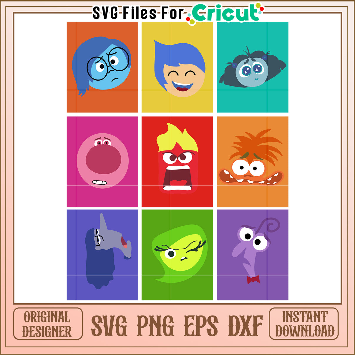Inside Out SVG Files Cricut PNG EPS DXF – svg files for cricut