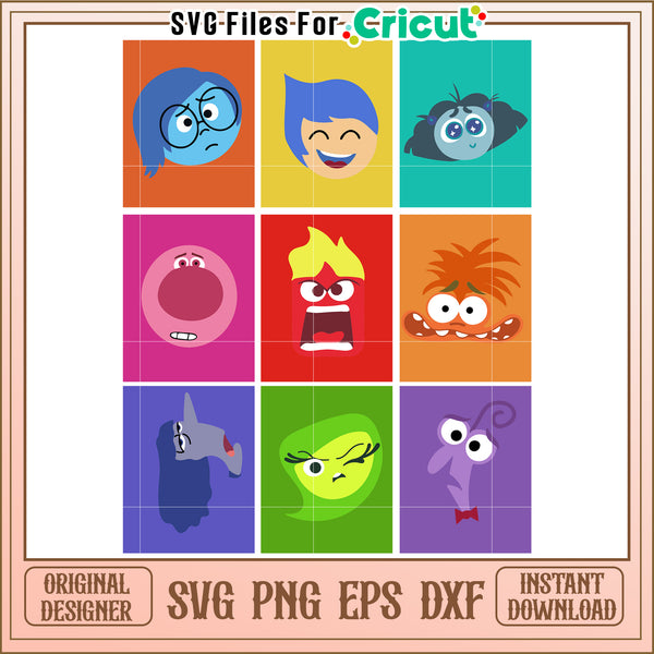 Inside Out SVG Files Cricut PNG EPS DXF – svg files for cricut