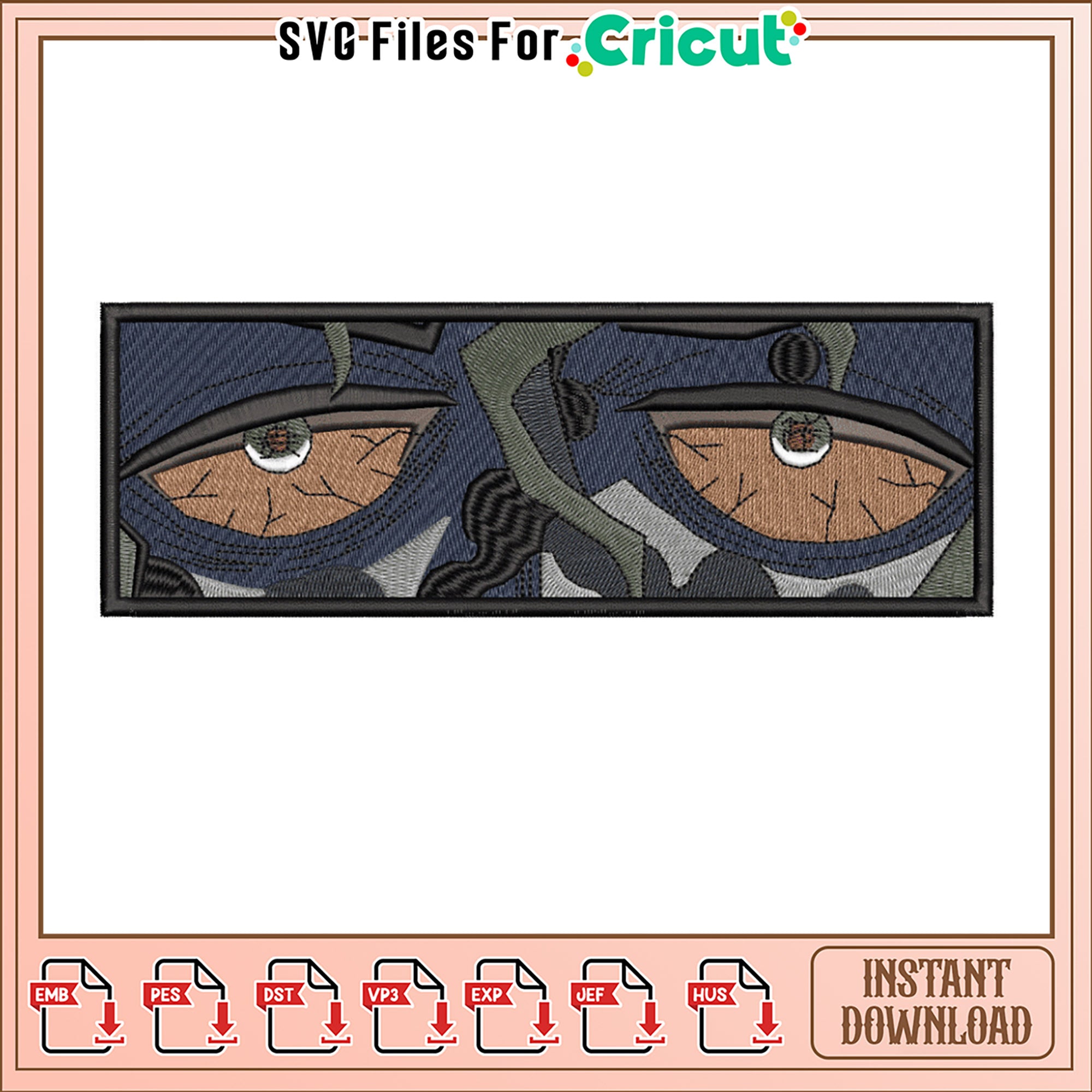 Intricate Eyes Embroidery Design for Instant Download – svg files for ...