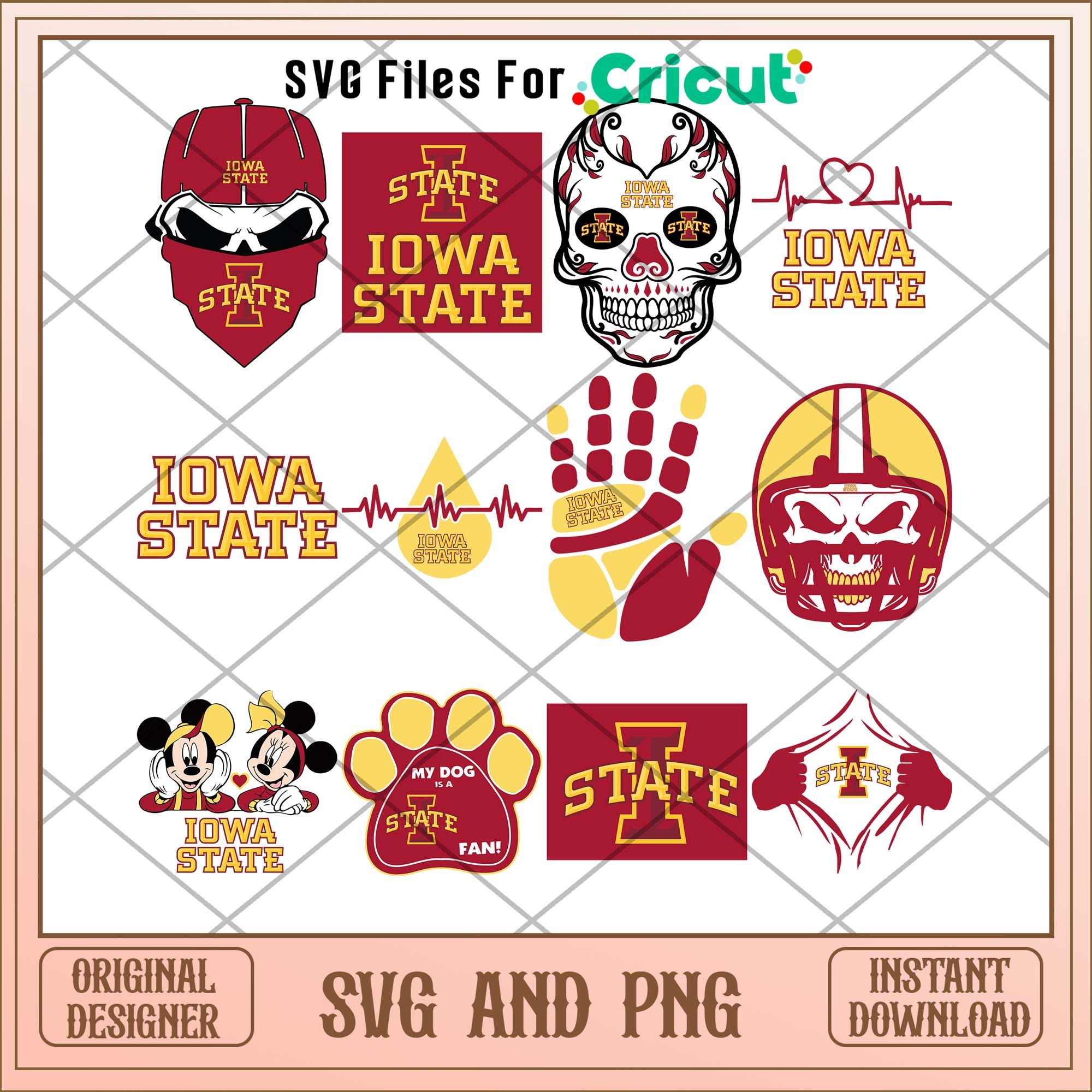 Iowa state Cyclones skull svg, Iowa state svg bundle, NCAA svg – svg ...
