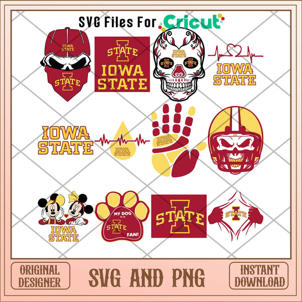 Iowa state Cyclones skull svg, Iowa state svg bundle, NCAA svg – svg ...
