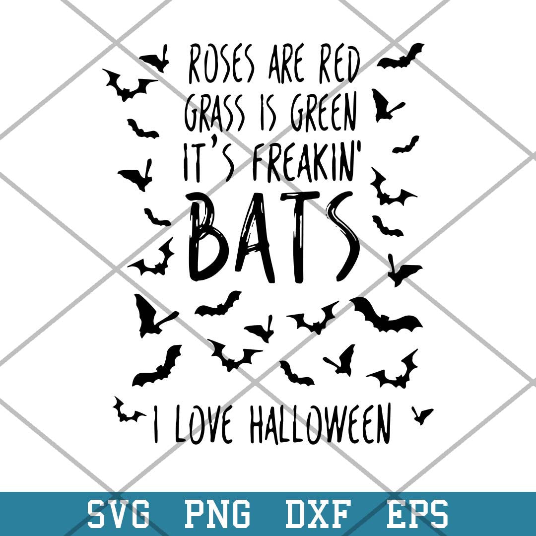 It’s Freakin Bats I Love Halloween Svg, Halloween Svg-Svgfilesforcricu ...