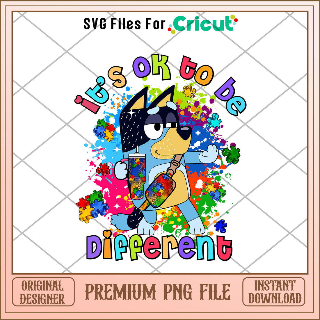 It's ok to be different cartoon png – svg files for cricut