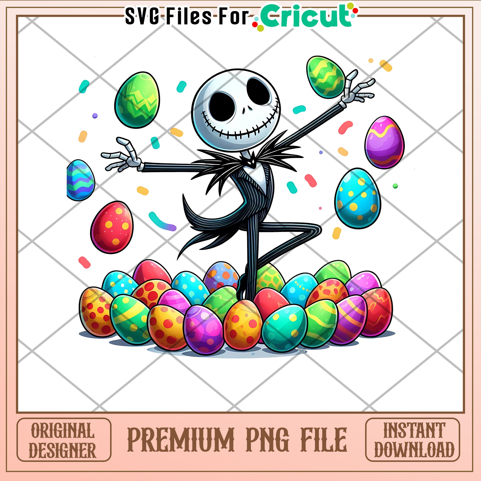 Jack Skellington Easter PNG Download – svg files for cricut