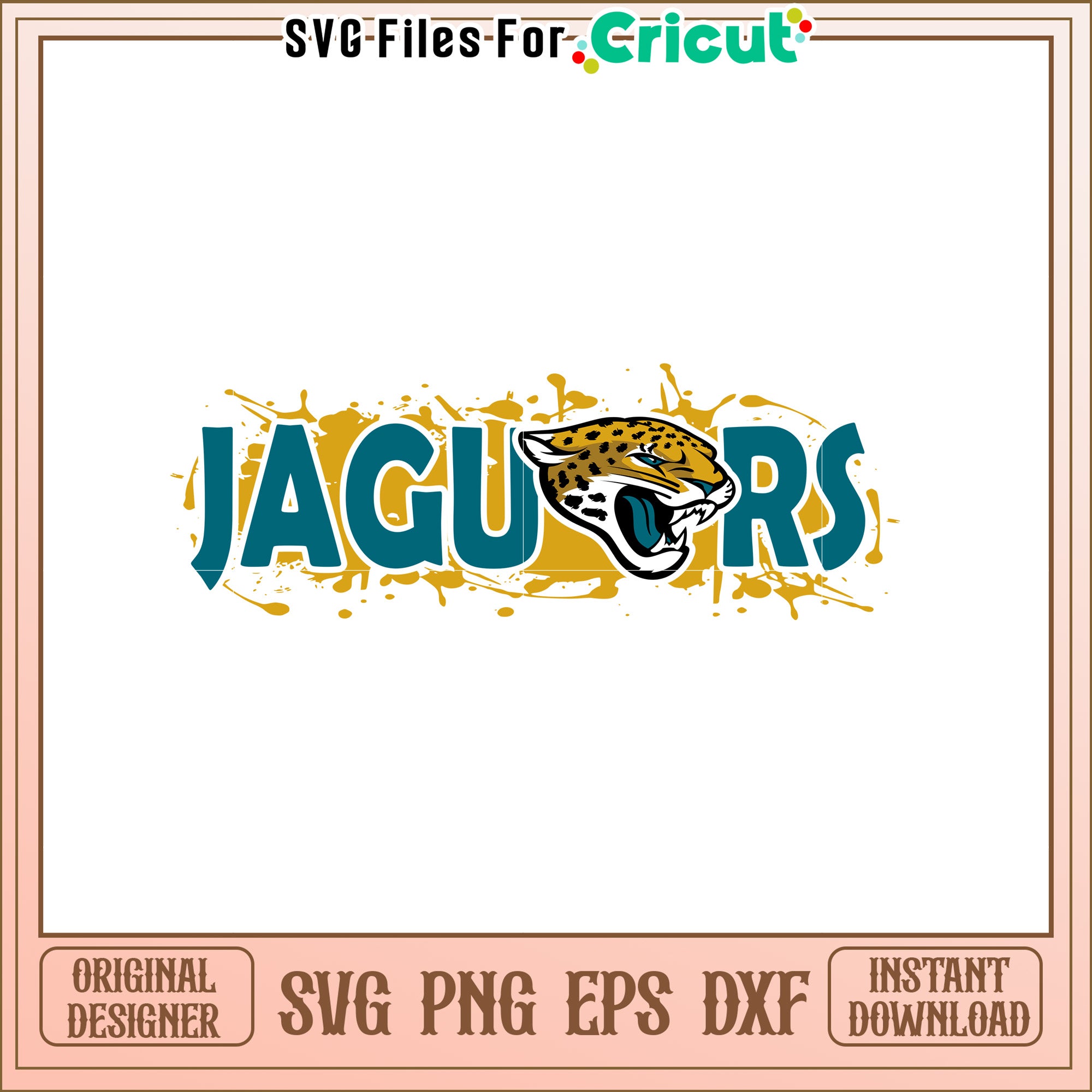 Jagurs Mascot SVG Design – svg files for cricut