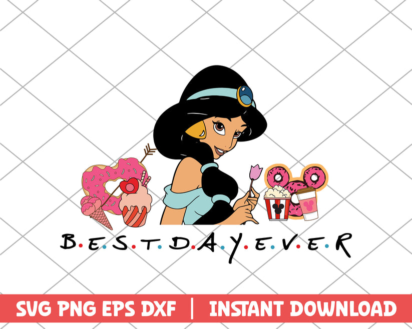 Jasmin princess best day ever disney svg – svg files for cricut