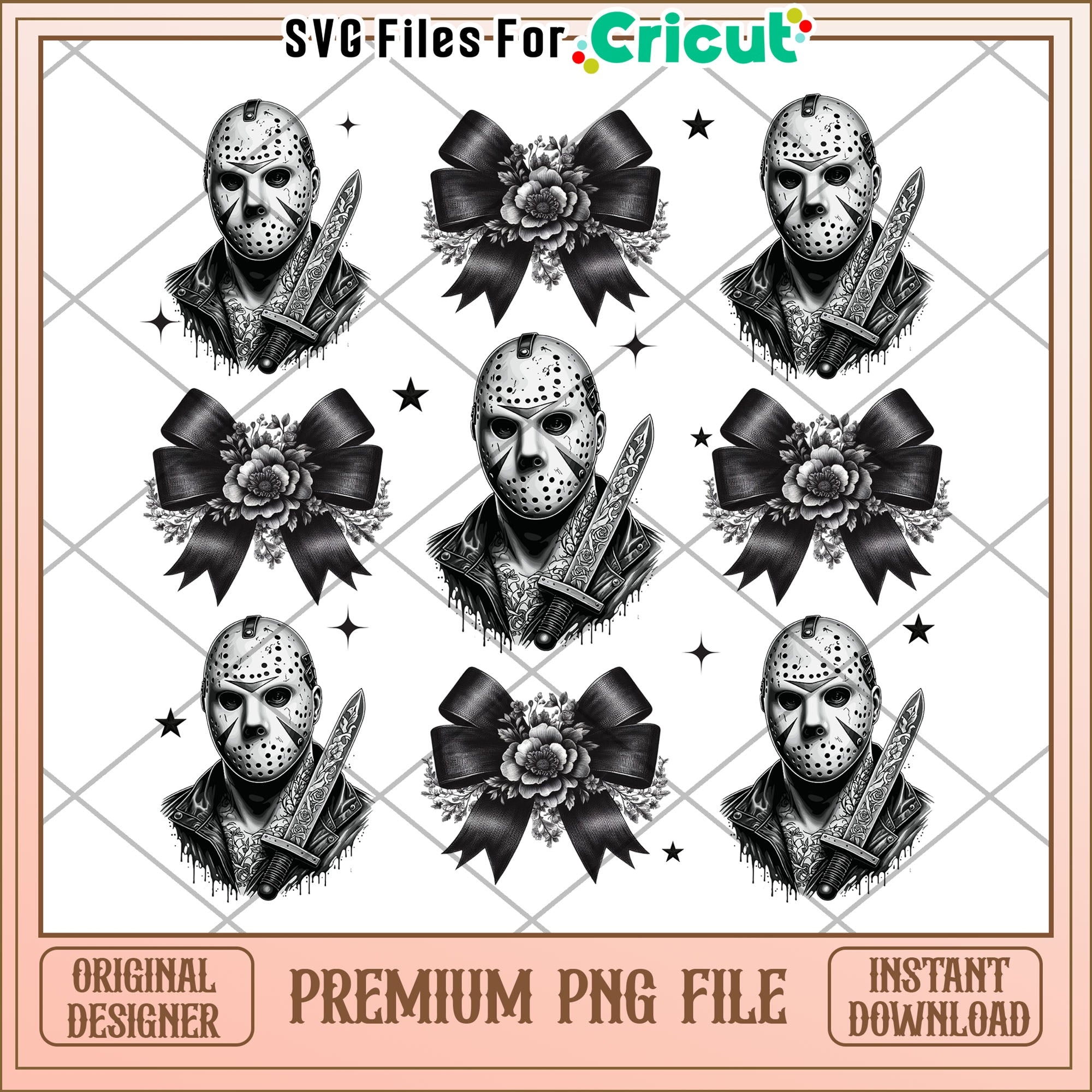 Jason voorhees black and white png, spooky characters png, halloween t ...
