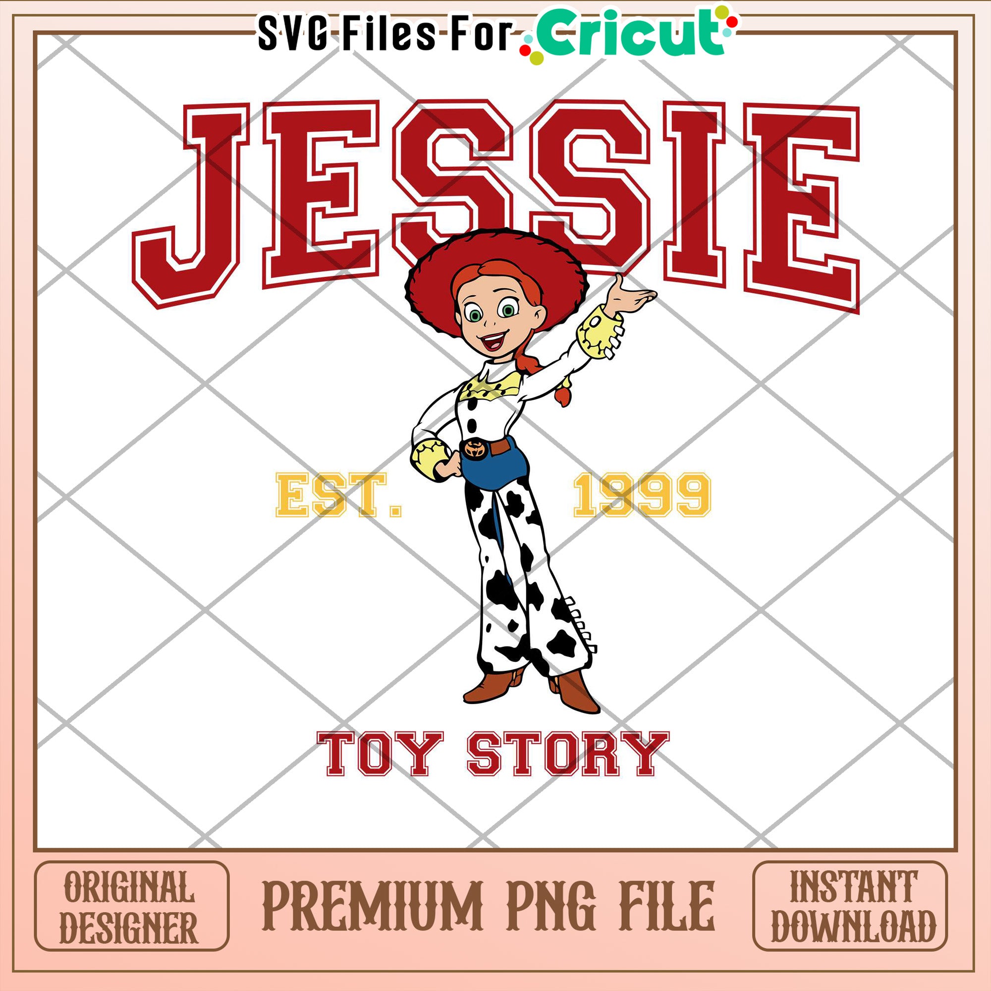 Jessie Toy Story Premium PNG File for Cricut Instant Download – svg ...