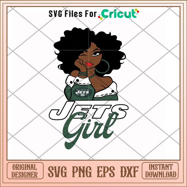 Jets Girl nfl football team svg, Jets svg, new nfl svg – svg files for ...