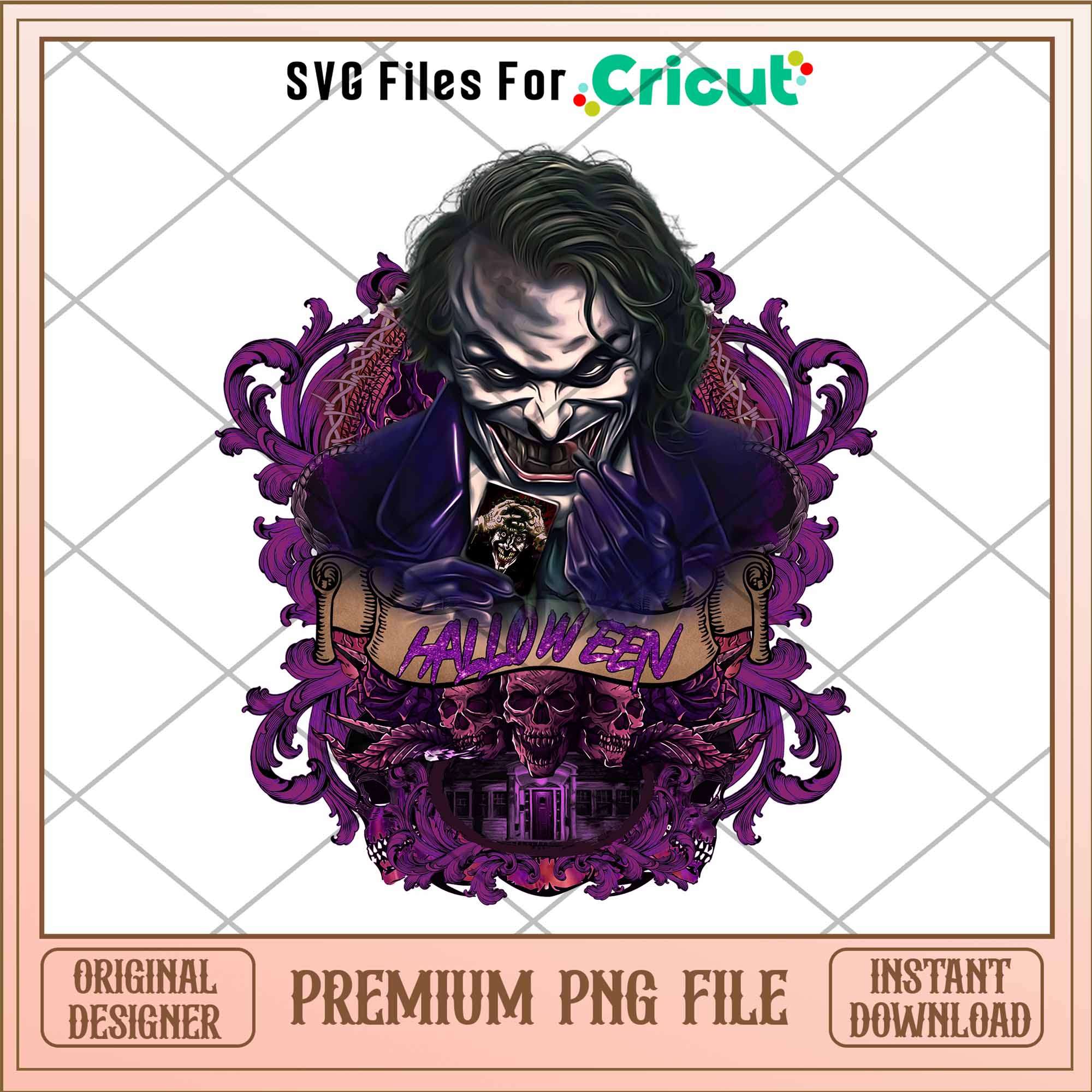 Joker halloween png, Horror characters png, Digital Download – svg ...