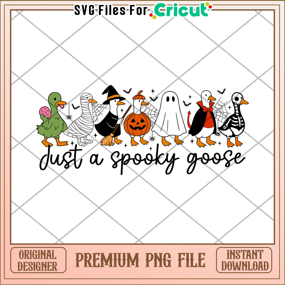 Just a spooky goose png, halloween png, horror characters png – svg ...