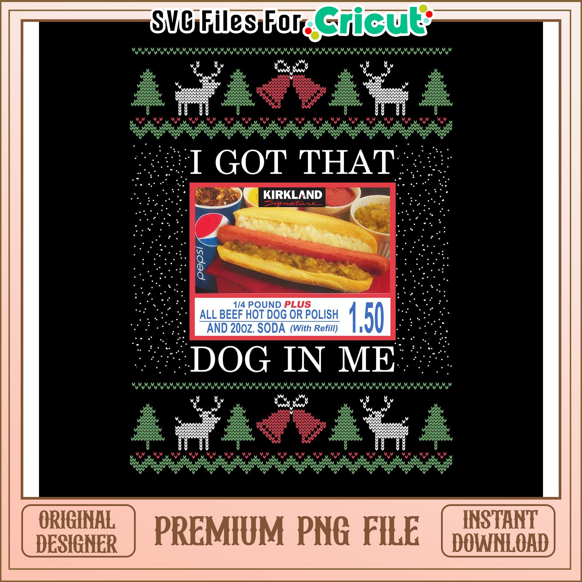 Kirkland Hot Dog PNG Design, Perfect for Cricut Projects – svg files ...