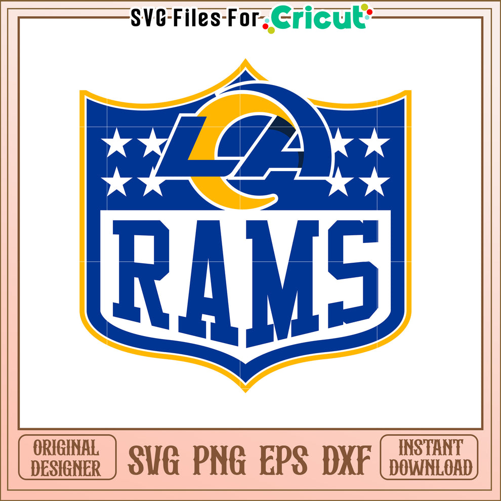 LA Rams SVG Logo Design – svg files for cricut