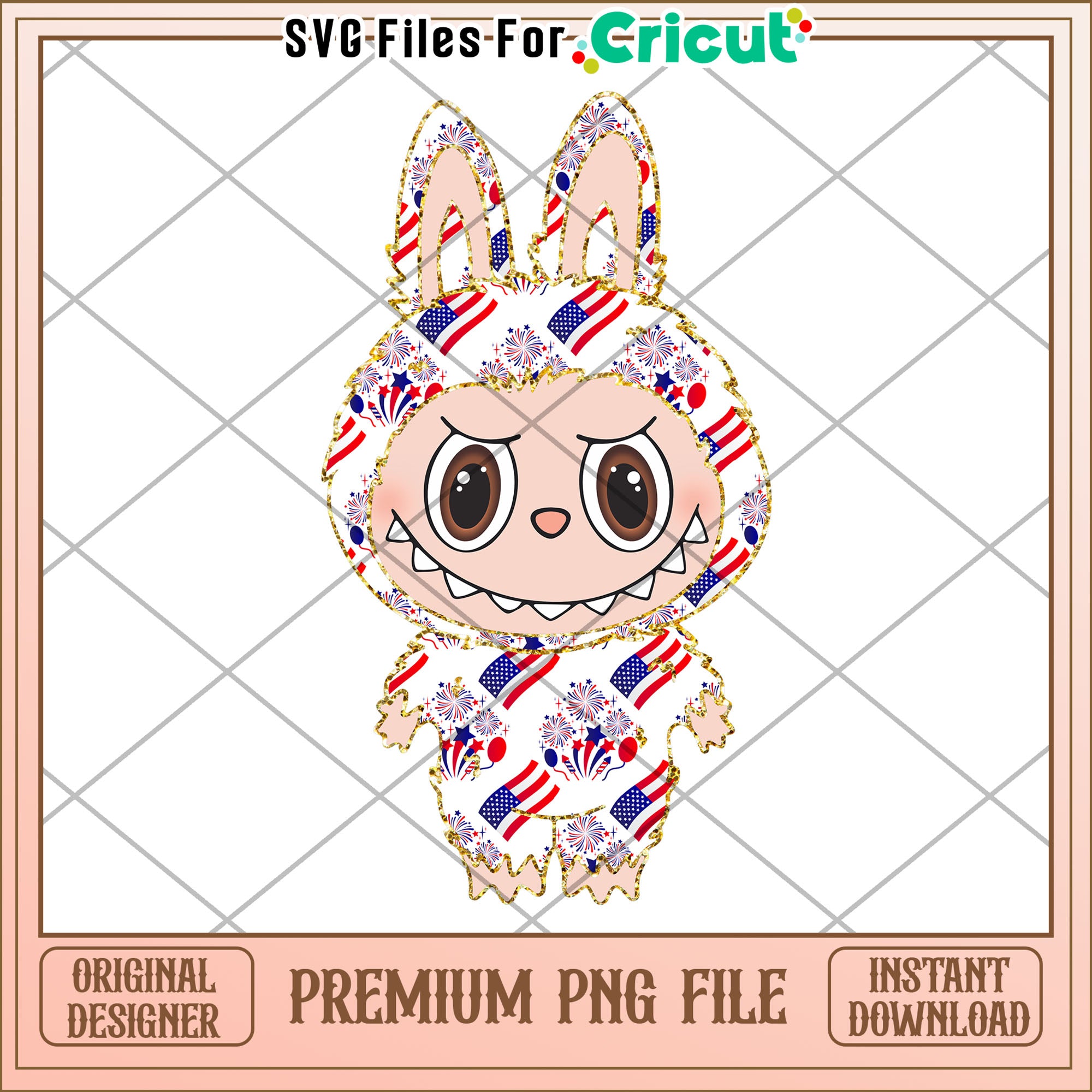 Labubu american flag png, labubu independence png, have a seat labubu ...