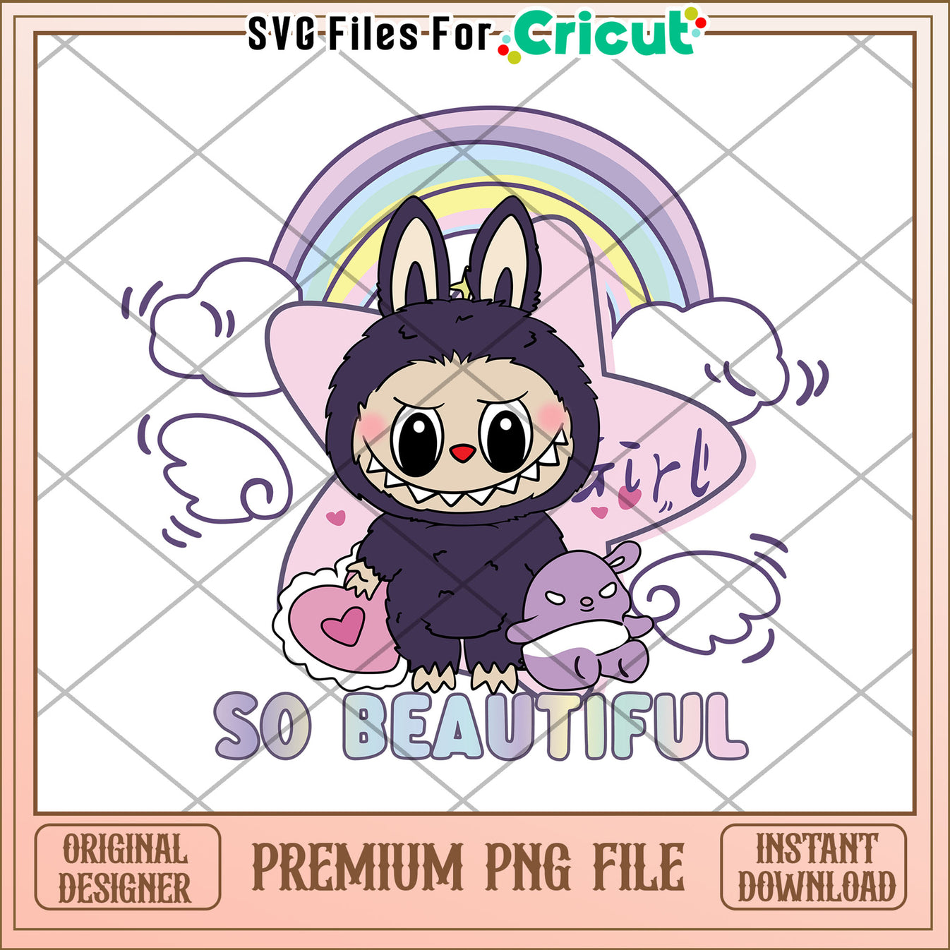 Labubu toys purple skin svg, labubu doll svg, labubu toys svg – svg ...