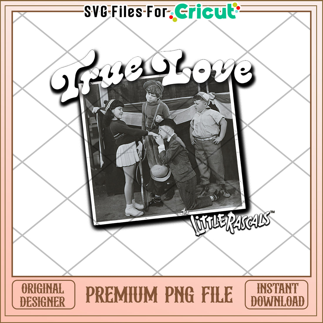 Little Rascals True Love PNG Image – svg files for cricut