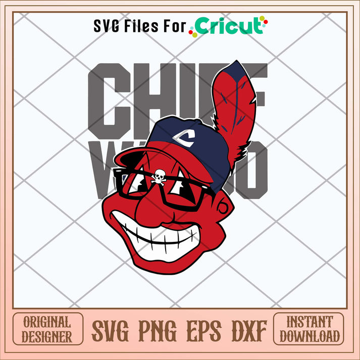Long Live Chief Wahoo Mascot Cleveland Indians Svg – svg files for cricut