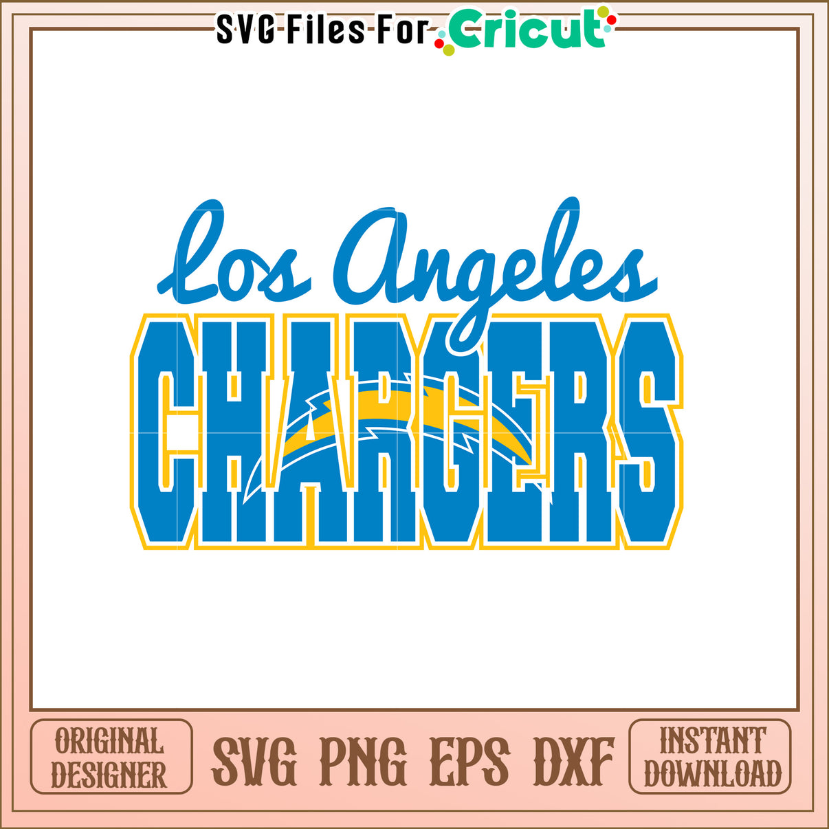 Los Angeles Chargers SVG Logo – svg files for cricut