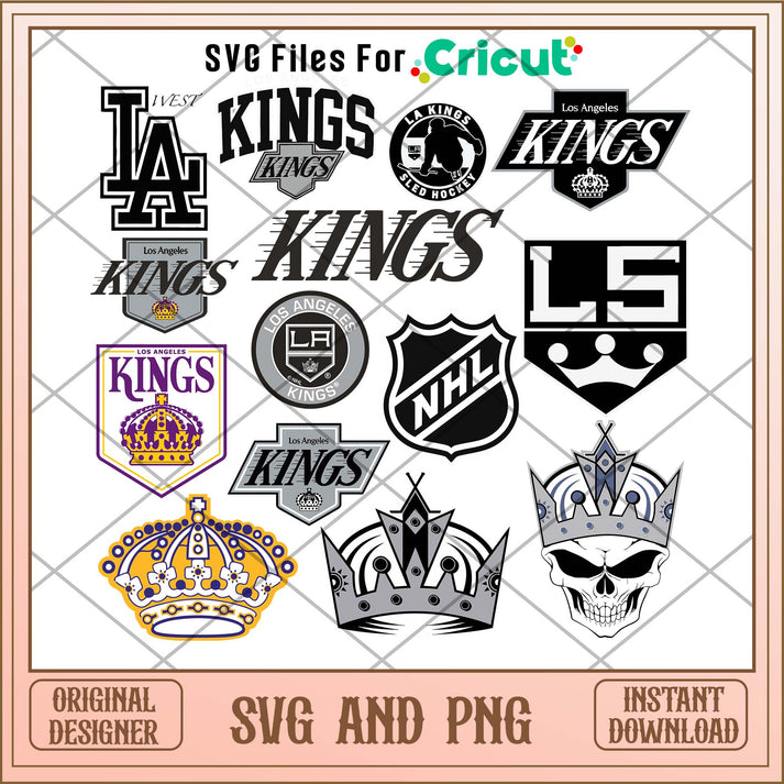 Los Angeles Kings svg, Los Angeles Kings svg bundle, NHL svg – svg ...